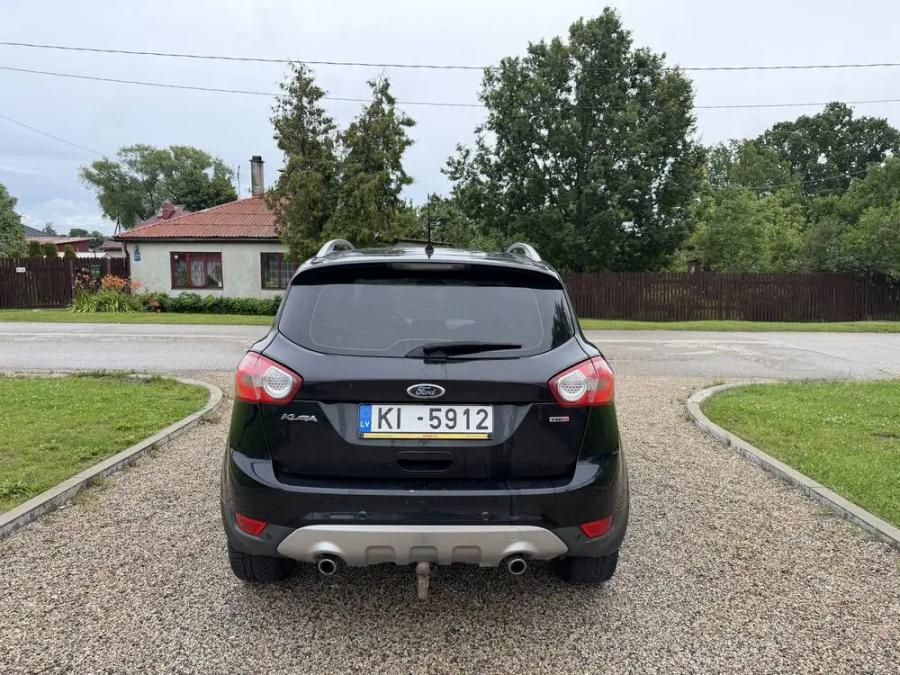 Black Ford Kuga 2011 in Ventspils, with an engine capacity of 2.00 L and mileage of 288 thousand km for 5590 €, photo 6 on AUTOMOTO.COM.LV
