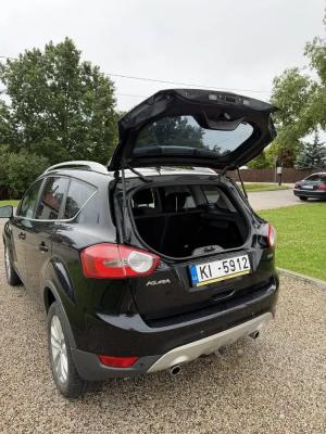 Black Ford Kuga 2011 in Ventspils, with an engine capacity of 2.00 L and mileage of 288 thousand km for 5590 €, photo 20 on AUTOMOTO.COM.LV
