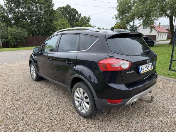 Black Ford Kuga 2011 in Ventspils, with an engine capacity of 2.00 L and mileage of 288 thousand km for 5590 €, photo 6 on AUTOMOTO.COM.LV