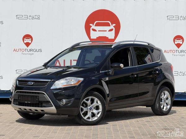 Black Ford Kuga 2011 in Taurage, with an engine capacity of 2.00 L and mileage of 289 thousand km for 5600 €, photo 1 on AUTOMOTO.COM.LV