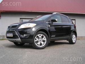 Black Ford Kuga 2011 in Riga, with an engine capacity of 2.00 L and mileage of 0 thousand km for 5450 €, photo 3 on AUTOMOTO.COM.LV