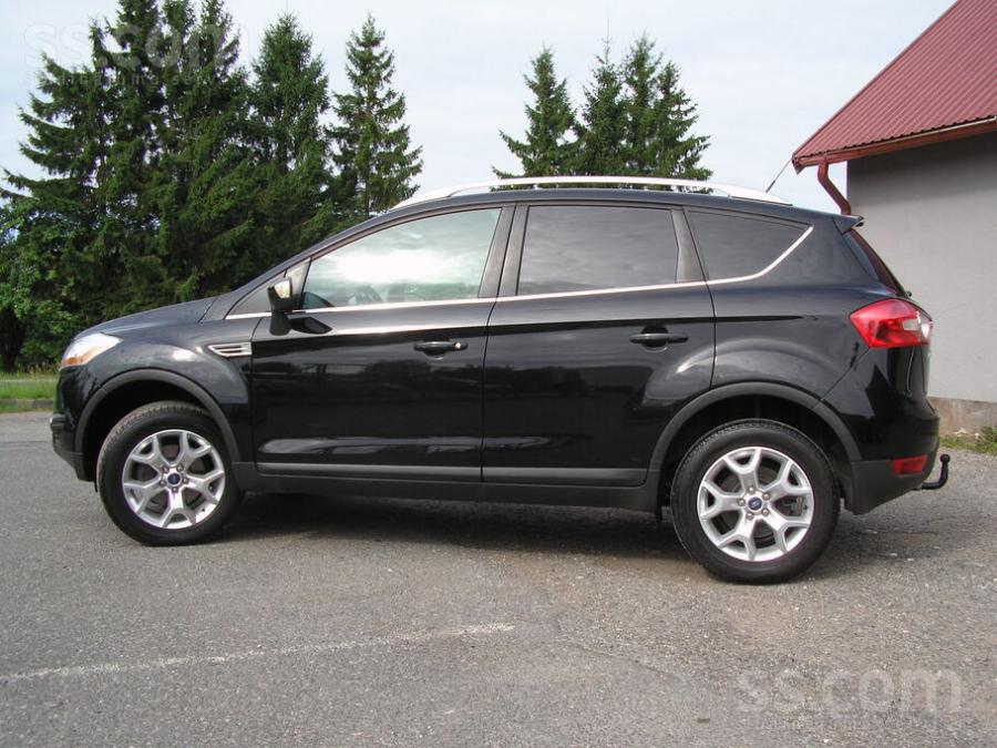 Black Ford Kuga 2011 in Riga, with an engine capacity of 2.00 L and mileage of 0 thousand km for 5450 €, photo 5 on AUTOMOTO.COM.LV