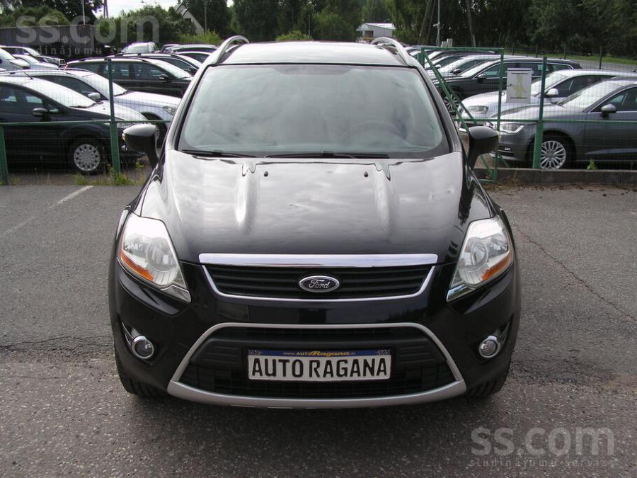 Black Ford Kuga 2011 in Riga, with an engine capacity of 2.00 L and mileage of 0 thousand km for 5450 €, photo 6 on AUTOMOTO.COM.LV