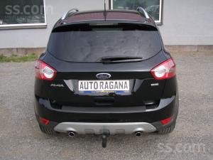 Black Ford Kuga 2011 in Riga, with an engine capacity of 2.00 L and mileage of 0 thousand km for 5450 €, photo 7 on AUTOMOTO.COM.LV