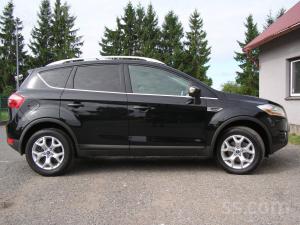 Black Ford Kuga 2011 in Riga, with an engine capacity of 2.00 L and mileage of 0 thousand km for 5450 €, photo 8 on AUTOMOTO.COM.LV