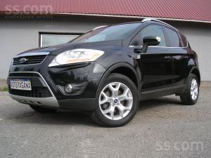 Black Ford Kuga 2011 in Riga, with an engine capacity of 2.00 L and mileage of 0 thousand km for 5450 €, photo 10 on AUTOMOTO.COM.LV