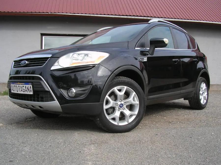Black Ford Kuga 2011 in Sigulda, with an engine capacity of 2.00 L and mileage of 331 thousand km for 5450 €, photo 10 on AUTOMOTO.COM.LV