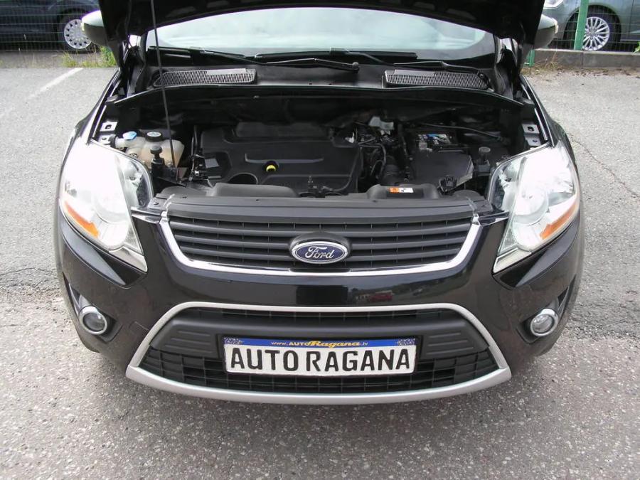 Black Ford Kuga 2011 in Sigulda, with an engine capacity of 2.00 L and mileage of 331 thousand km for 5450 €, photo 26 on AUTOMOTO.COM.LV