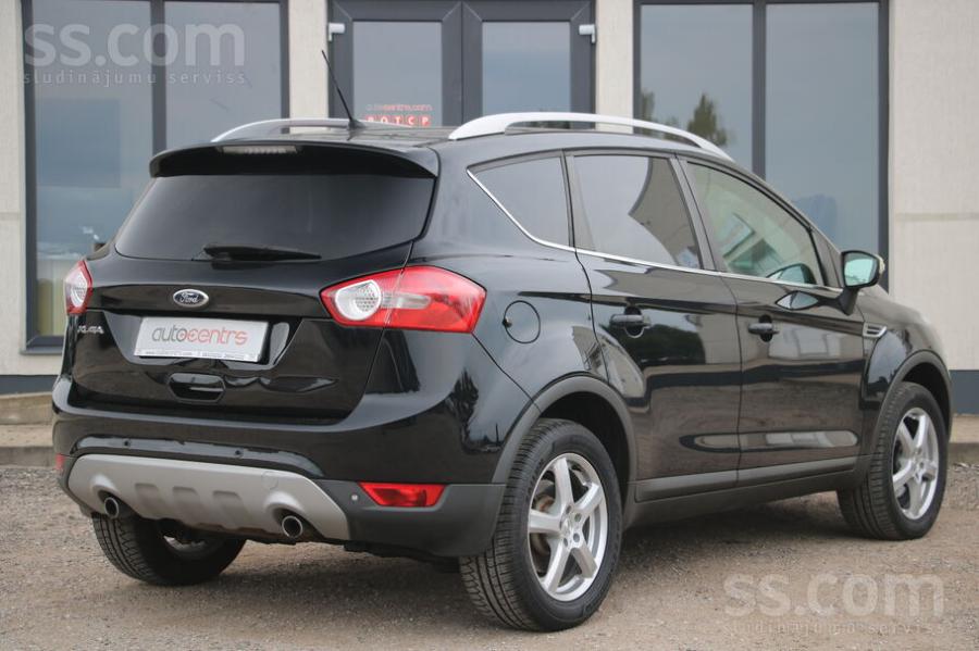 Black Ford Kuga 2011 in Tukums, with an engine capacity of 2.00 L and mileage of 245 thousand km for 6999 €, photo 5 on AUTOMOTO.COM.LV