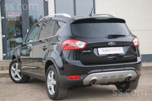 Black Ford Kuga 2011 in Tukums, with an engine capacity of 2.00 L and mileage of 245 thousand km for 6999 €, photo 6 on AUTOMOTO.COM.LV