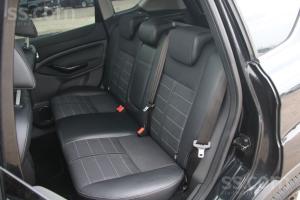 Black Ford Kuga 2011 in Tukums, with an engine capacity of 2.00 L and mileage of 245 thousand km for 6999 €, photo 11 on AUTOMOTO.COM.LV