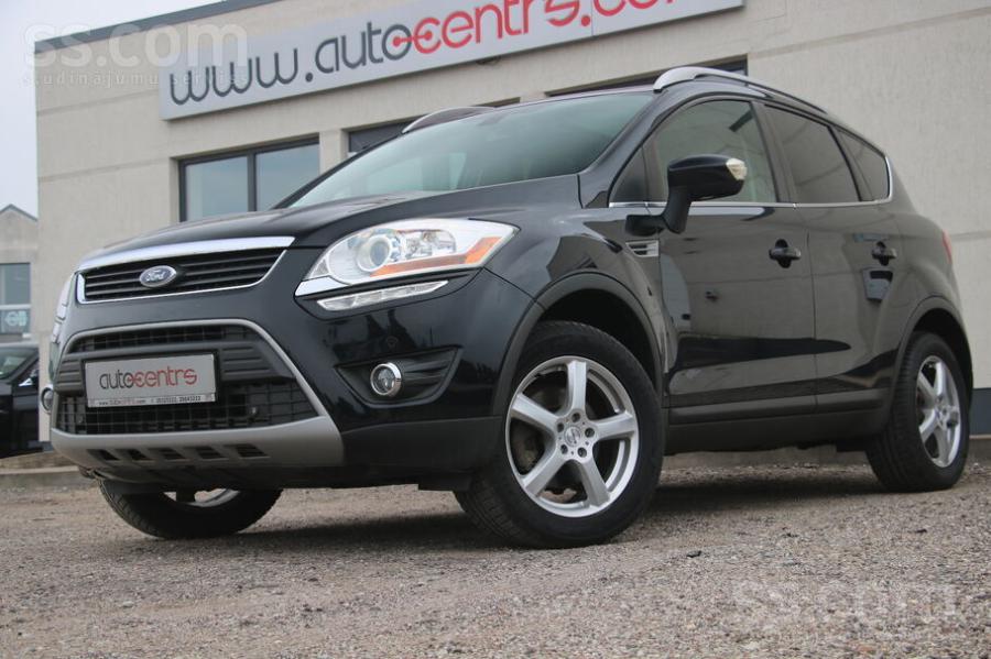 Black Ford Kuga 2011 in Tukums, with an engine capacity of 2.00 L and mileage of 245 thousand km for 6999 €, photo 29 on AUTOMOTO.COM.LV