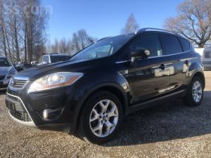 Black Ford Kuga 2012 in Valmiera, with an engine capacity of 2.00 L and mileage of 270 thousand km for 5890 €, photo  on AUTOMOTO.COM.LV