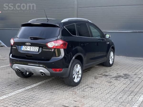 Black Ford Kuga 2012 in Riga, with an engine capacity of 2.00 L and mileage of 236 thousand km for 6800 €, photo 4 on AUTOMOTO.COM.LV