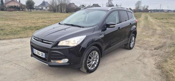 Black Ford Kuga 2013 in Taurage, with an engine capacity of 2.00 L and mileage of 146 thousand km for 7900 €, photo 8 on AUTOMOTO.COM.LV