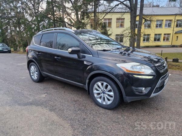 Black Ford Kuga 2013 in Jelgava, with an engine capacity of 2.00 L and mileage of 148 thousand km for 4150 €, photo 4 on AUTOMOTO.COM.LV