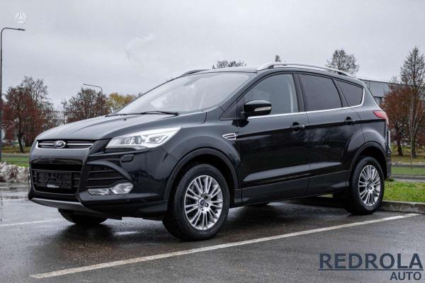 Black Ford Kuga 2013 in Kaunas, with an engine capacity of 2.00 L and mileage of 193 thousand km for 8200 €, photo 1 on AUTOMOTO.COM.LV