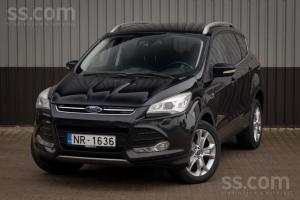 Black Ford Kuga 2013 in Talsi, with an engine capacity of 2.00 L and mileage of 222 thousand km for 7650 €, photo 4 on AUTOMOTO.COM.LV