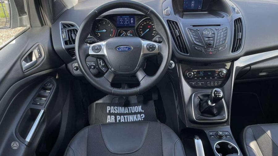 Melns Ford Kuga 2013 Marijampole, ar dzinēja tilpumu 2.00 L un nobraukumu 231 tūkst. km par 8490 €, foto 16 vietnē AUTOMOTO.COM.LV