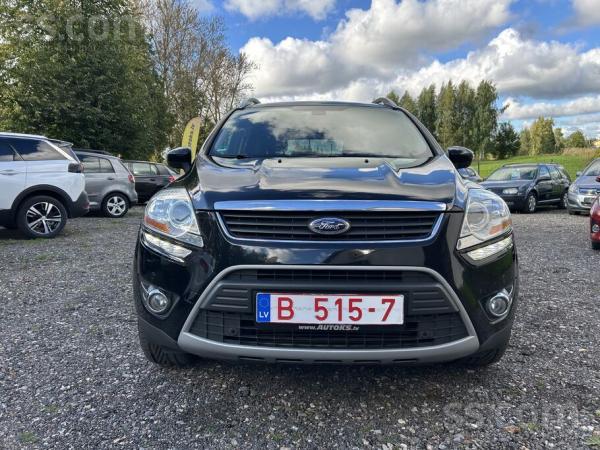 Black Ford Kuga 2013 in Limbazi, with an engine capacity of 2.00 L and mileage of 242 thousand km for 6150 €, photo 3 on AUTOMOTO.COM.LV