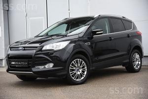 Black Ford Kuga 2014 in Tukums, with an engine capacity of 1.60 L and mileage of 122 thousand km for 9990 €, photo 4 on AUTOMOTO.COM.LV