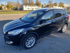 Black Ford Kuga 2014 in Panevezys, with an engine capacity of 1.50 L and mileage of 135 thousand km for 7000 €, photo 7 on AUTOMOTO.COM.LV