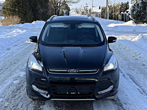 Black Ford Kuga 2014 in Siauliai, with an engine capacity of 1.60 L and mileage of 189 thousand km for 7950 €, photo 3 on AUTOMOTO.COM.LV