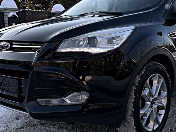 Black Ford Kuga 2014 in Siauliai, with an engine capacity of 1.60 L and mileage of 189 thousand km for 7950 €, photo 6 on AUTOMOTO.COM.LV