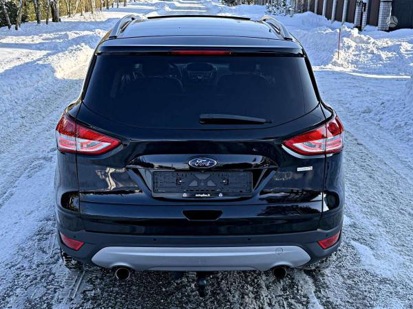 Black Ford Kuga 2014 in Siauliai, with an engine capacity of 1.60 L and mileage of 189 thousand km for 7950 €, photo 8 on AUTOMOTO.COM.LV