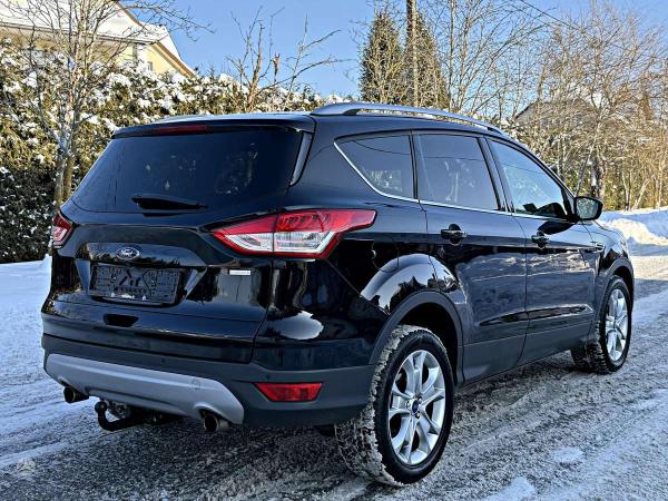 Black Ford Kuga 2014 in Siauliai, with an engine capacity of 1.60 L and mileage of 189 thousand km for 7950 €, photo 10 on AUTOMOTO.COM.LV