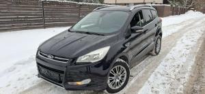 Black Ford Kuga 2014 in Kaunas, with an engine capacity of 2.00 L and mileage of 173 thousand km for 8700 €, photo 2 on AUTOMOTO.COM.LV