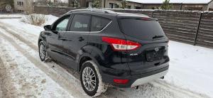 Black Ford Kuga 2014 in Kaunas, with an engine capacity of 2.00 L and mileage of 173 thousand km for 8700 €, photo 8 on AUTOMOTO.COM.LV