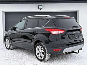 Black Ford Kuga 2014 in Siauliai, with an engine capacity of 1.60 L and mileage of 189 thousand km for 7950 €, photo 10 on AUTOMOTO.COM.LV