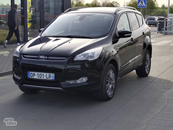 Black Ford Kuga 2014 in Siauliai, with an engine capacity of 2.00 L and mileage of 214 thousand km for 7700 €, photo 2 on AUTOMOTO.COM.LV