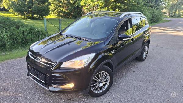 Black Ford Kuga 2014 in Kaunas, with an engine capacity of 2.00 L and mileage of 173 thousand km for 7850 €, photo 2 on AUTOMOTO.COM.LV