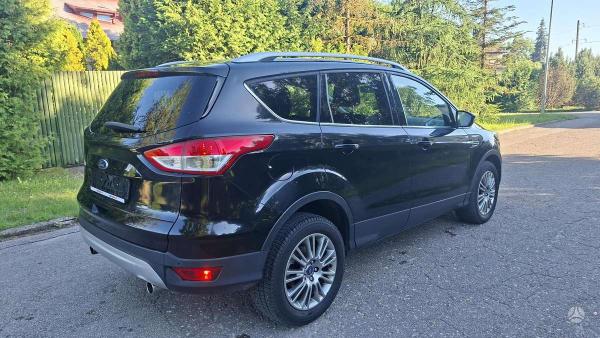 Black Ford Kuga 2014 in Kaunas, with an engine capacity of 2.00 L and mileage of 173 thousand km for 7850 €, photo 8 on AUTOMOTO.COM.LV