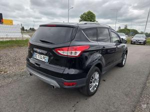 Black Ford Kuga 2014 in Taurage, with an engine capacity of 2.00 L and mileage of 135 thousand km for 7700 €, photo 4 on AUTOMOTO.COM.LV