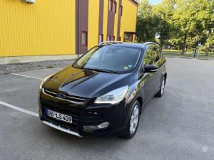 Black Ford Kuga 2014 in Silute, with an engine capacity of 2.00 L and mileage of 246 thousand km for 7500 €, photo 8 on AUTOMOTO.COM.LV
