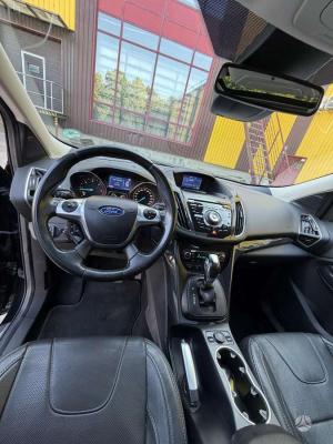 Black Ford Kuga 2014 in Silute, with an engine capacity of 2.00 L and mileage of 246 thousand km for 7500 €, photo 15 on AUTOMOTO.COM.LV