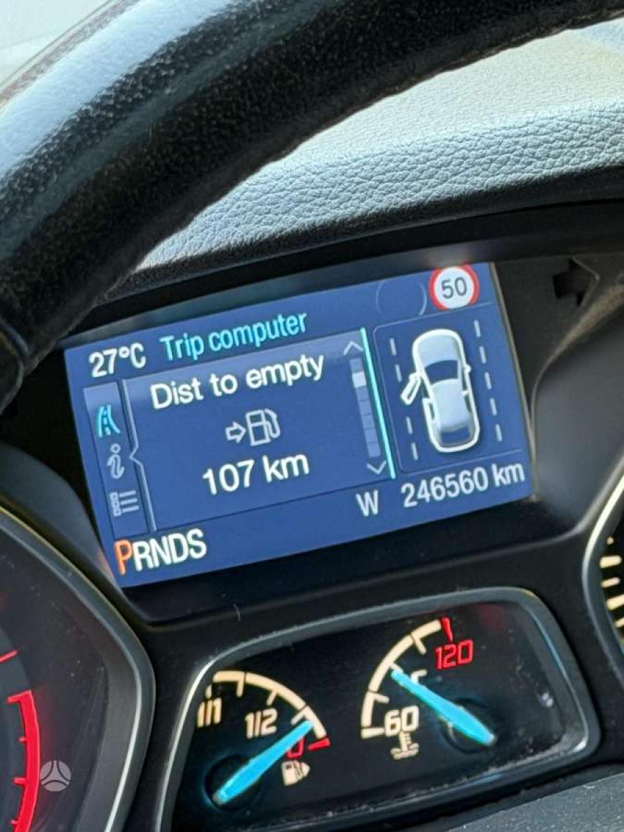 Black Ford Kuga 2014 in Silute, with an engine capacity of 2.00 L and mileage of 246 thousand km for 7500 €, photo 16 on AUTOMOTO.COM.LV