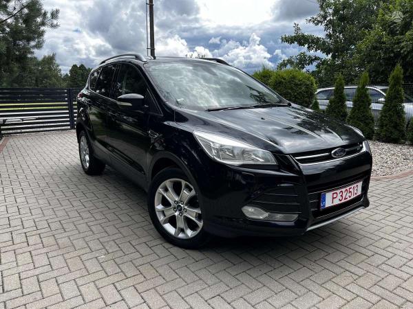 Black Ford Kuga 2014 in Druskininkai, with an engine capacity of 2.00 L and mileage of 206 thousand km for 7890 €, photo 5 on AUTOMOTO.COM.LV