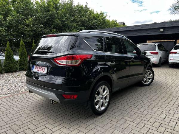 Black Ford Kuga 2014 in Druskininkai, with an engine capacity of 2.00 L and mileage of 206 thousand km for 7890 €, photo 6 on AUTOMOTO.COM.LV