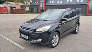 Black Ford Kuga 2014 in Klaipeda, with an engine capacity of 2.00 L and mileage of 277 thousand km for 6200 €, photo  on AUTOMOTO.COM.LV