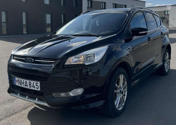 Melns Ford Kuga 2015 Kauņa, ar dzinēja tilpumu 2.00 L un nobraukumu 334 tūkst. km par 6999 €, foto 2 vietnē AUTOMOTO.COM.LV