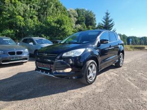 Black Ford Kuga 2015 in Cesis, with an engine capacity of 2.00 L and mileage of 208 thousand km for 9200 €, photo 1 on AUTOMOTO.COM.LV