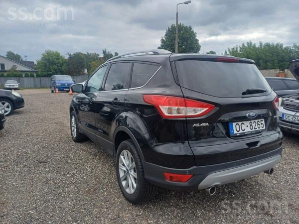 Black Ford Kuga 2015 in Daugavpils, with an engine capacity of 2.00 L and mileage of 0 thousand km for 12600 €, photo 5 on AUTOMOTO.COM.LV