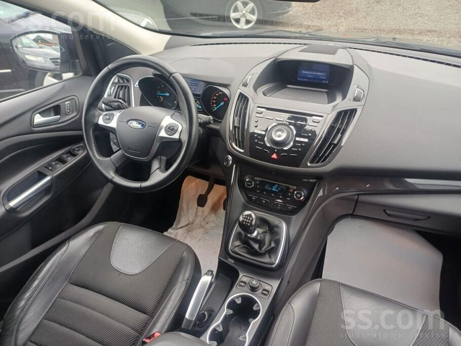 Melns Ford Kuga 2015 Daugavpils, ar dzinēja tilpumu 2.00 L un nobraukumu 0 tūkst. km par 12600 €, foto 20 vietnē AUTOMOTO.COM.LV