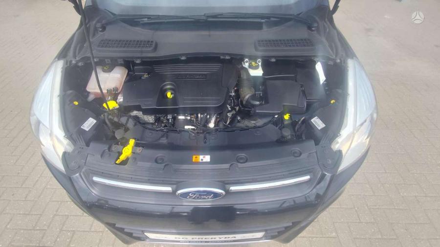 Black Ford Kuga 2015 in Kaunas, with an engine capacity of 2.00 L and mileage of 223 thousand km for 7250 €, photo 21 on AUTOMOTO.COM.LV