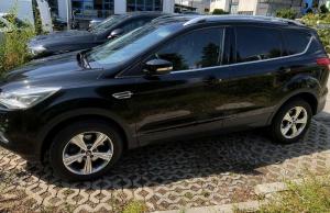Black Ford Kuga 2015 in Kaunas, with an engine capacity of 2.00 L and mileage of 150 thousand km for 8950 €, photo 3 on AUTOMOTO.COM.LV