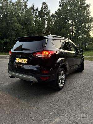 Black Ford Kuga 2015 in Riga, with an engine capacity of 2.00 L and mileage of 115 thousand km for 9500 €, photo 4 on AUTOMOTO.COM.LV